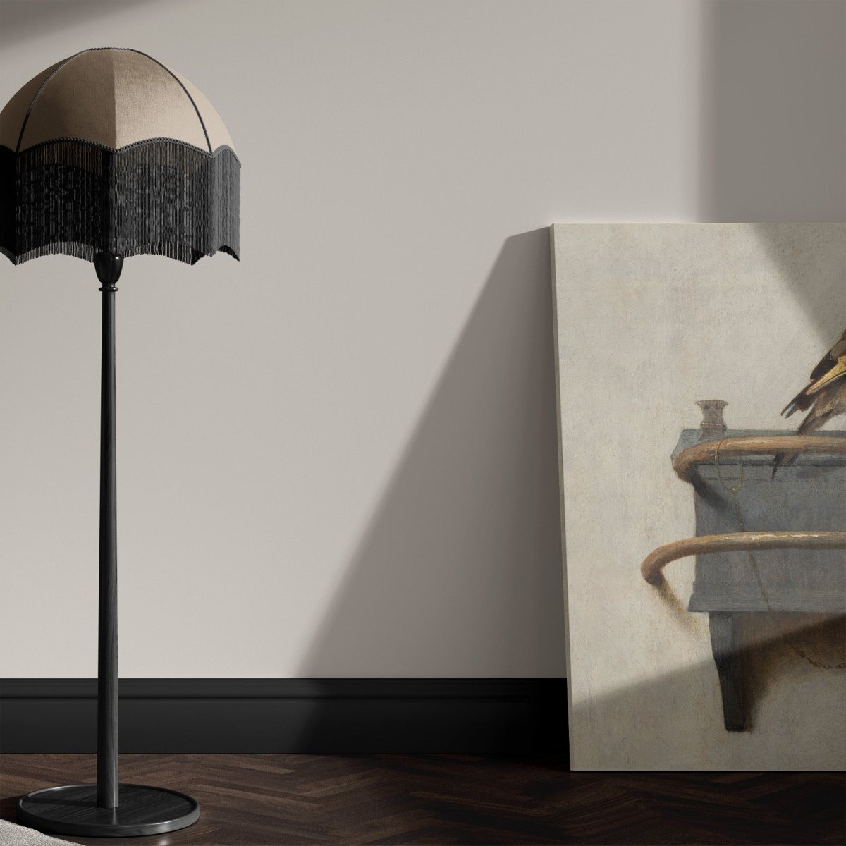 Het Puttertje op canvas van Carel Fabritius uit 1654 in brede ...